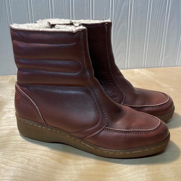 Bates | Shoes | Vintage Original Bates Floaters Wool Lined Leather ...